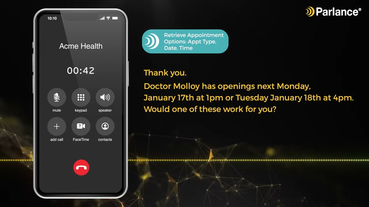 IVA solutions in healthcare assist appointment scheduling